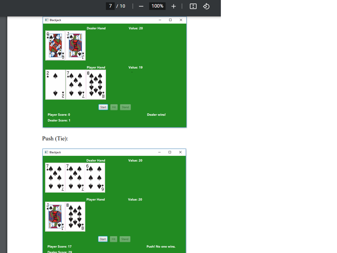 I'm making a Java fx GUI Black jack game. My issue is | Chegg.com