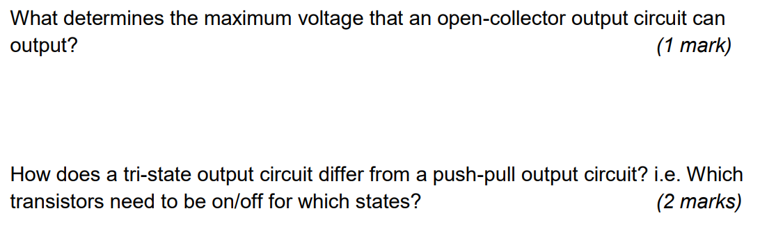 Solved What determines the maximum voltage that an | Chegg.com