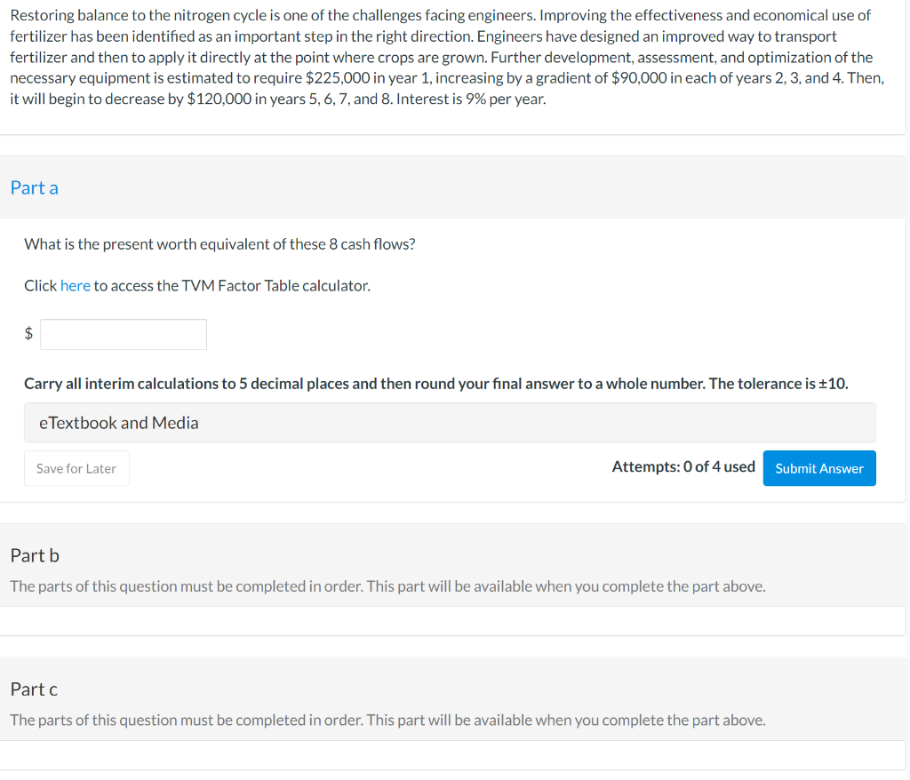 Solved Restoring balance to the nitrogen cycle is one of the | Chegg.com