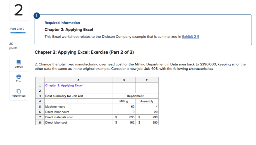 Solved 1 Chapter 2: Applying Excel 2 Data 4 Markup on iob | Chegg.com