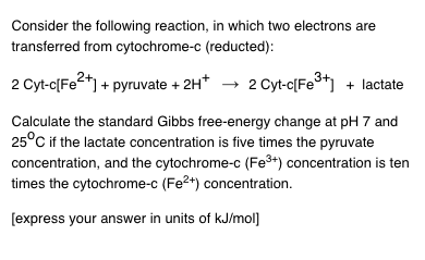 Solved Consider the following reaction, in which two | Chegg.com
