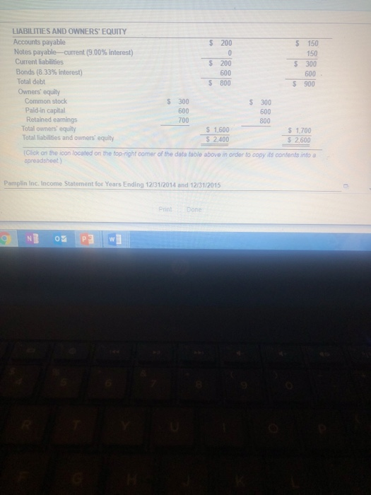 Solved Bookmatch 4-9 (book/static) (Ratio analysis) Using | Chegg.com