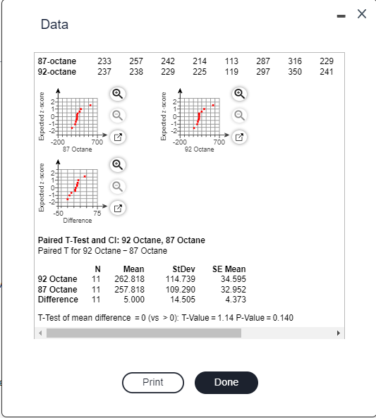 Solved determine whether the car was filled up with | Chegg.com