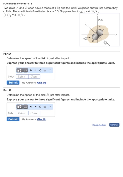 Solved Fundamental Problem 15.18 Two disks A and B each have | Chegg.com