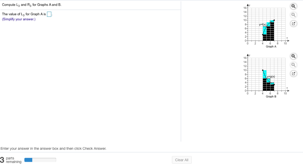 Solved Compute L3 and R3 for Graphs A and B The value of L3 | Chegg.com