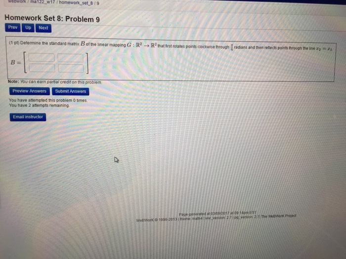 Solved Webwork ma 122. homework set 819 W17 Homework Set 8: | Chegg.com Solved Webwork ma 122. homework set 819 W17 Homework Set 8: | Chegg.com