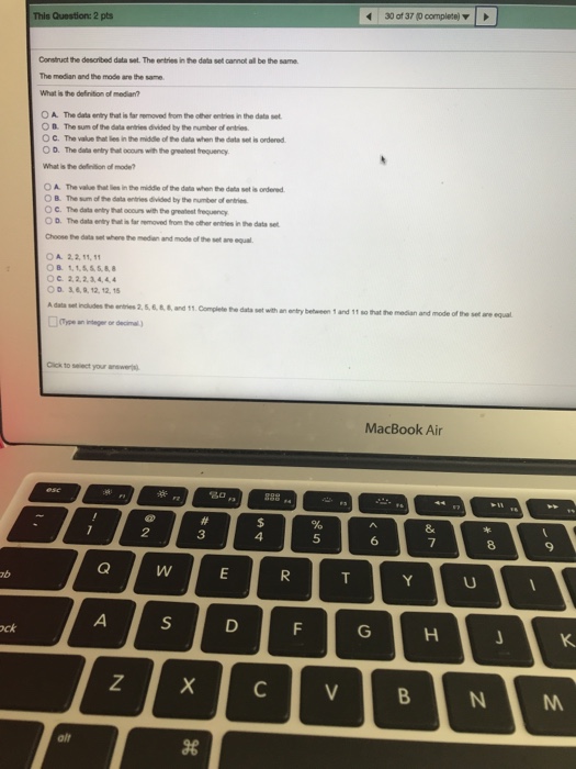 Solved This Question: 2 pts 30 of 37 (0complete) Construct | Chegg.com