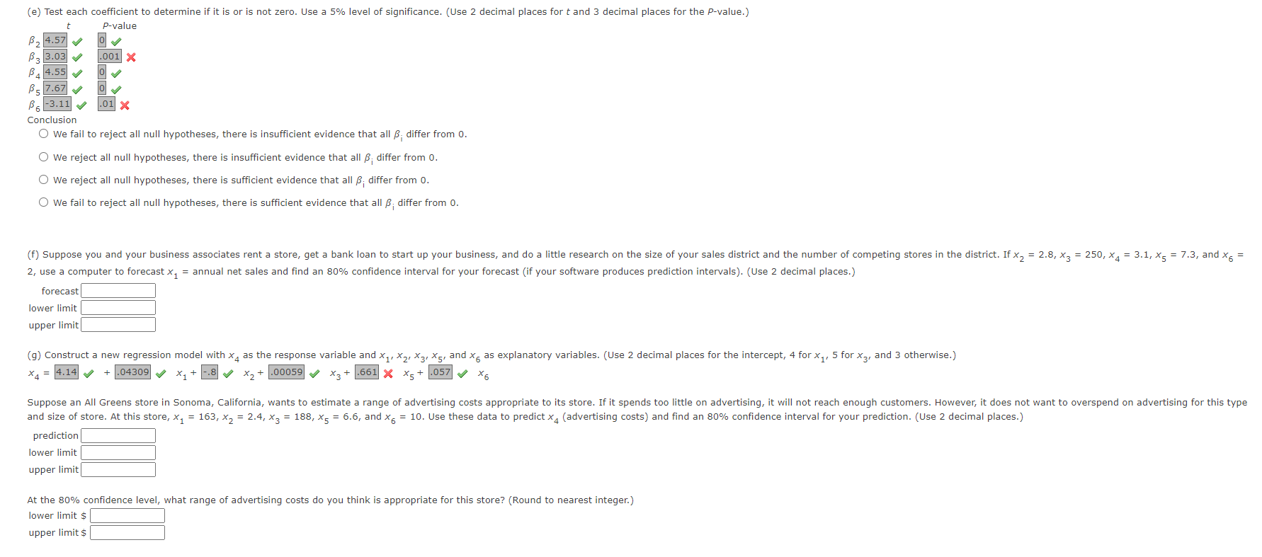 Solved iet up your own new store. The variables for which we | Chegg.com
