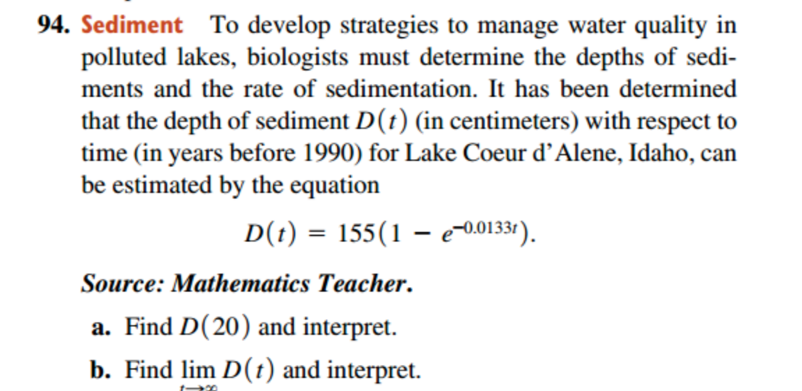 Solved 4. Sediment To develop strategies to manage water | Chegg.com