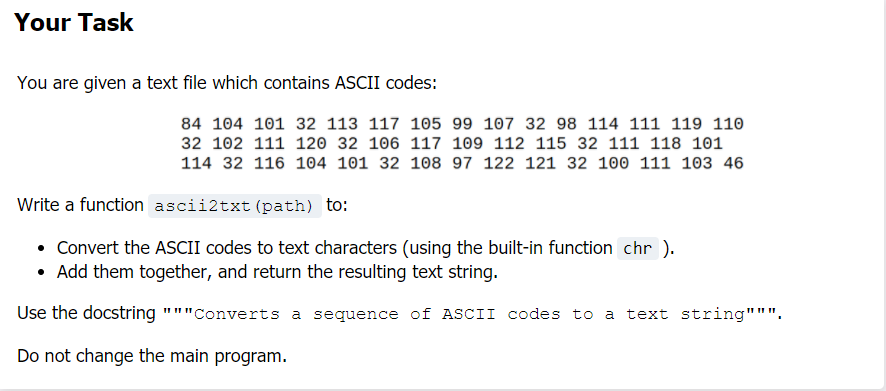 Solved Your Task You are given a text file which contains | Chegg.com