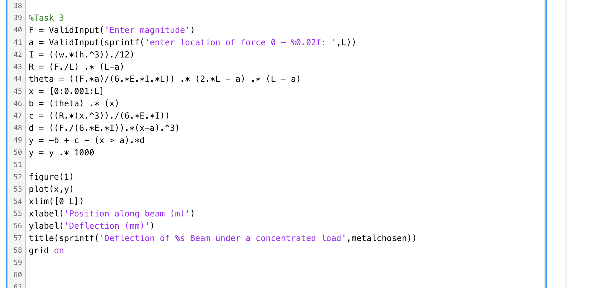 Solved TEST CASE \#1: 0%(0%) - Task 1: Material selection is | Chegg.com