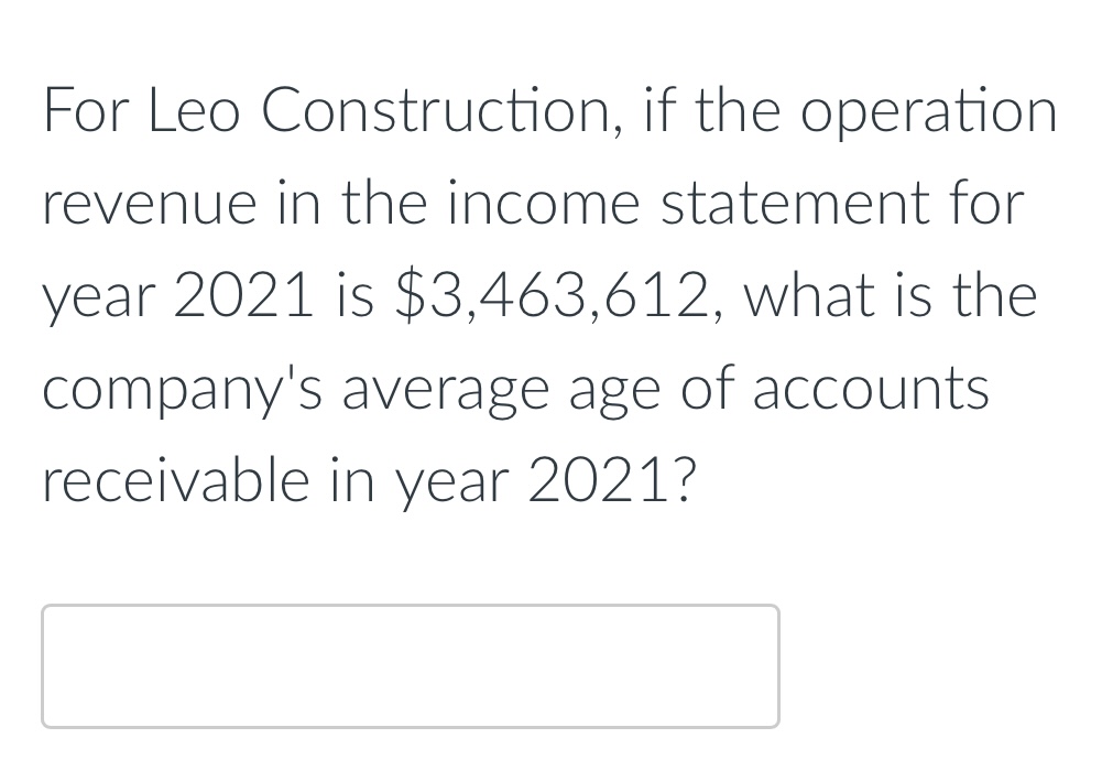 Solved Given the following Balance Sheets for Leo | Chegg.com