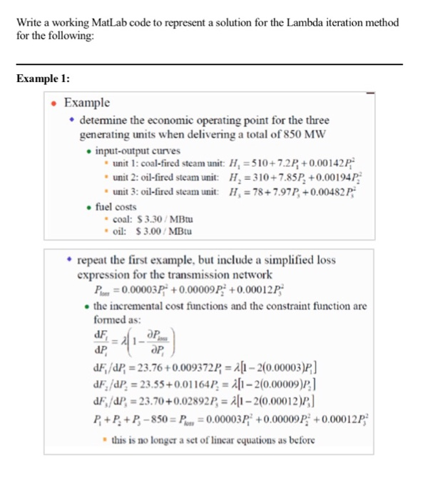 Solved Write a working MatLab code to represent a solution | Chegg.com