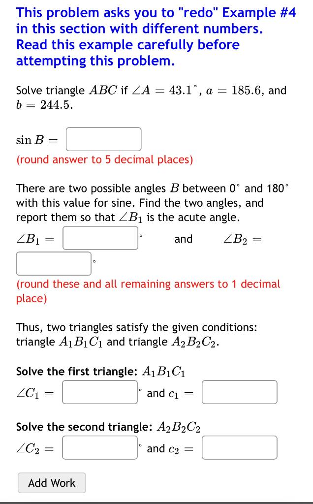 Solved This problem asks you to "redo" Example #4 in this | Chegg.com