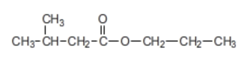 Solved CH3 CH3-CH-CH2-C-O-CH2-CH2-CH3 | Chegg.com
