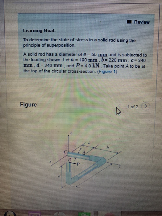 Solved Review Learning Goal: To determine the state of | Chegg.com