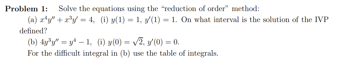Solved Problem 1 Solve The Equations Using The Reduction