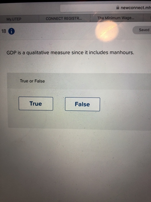 Solved newconnect.mh My.UTEP CONNECT REGISTR. he Minimum | Chegg.com