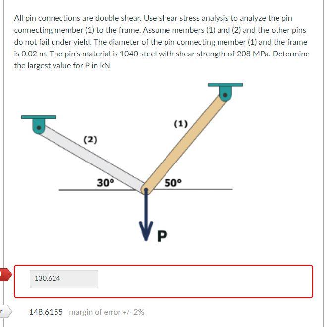 Solved Correct answer is given at the bottom of the | Chegg.com