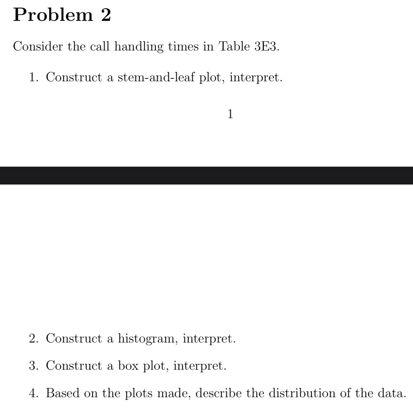 Solved Using RHere is Table 3E3, there is 80 values. Table | Chegg.com