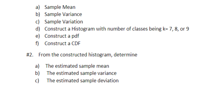 Solved \#1 A Cereal Company wanted obtained the following | Chegg.com