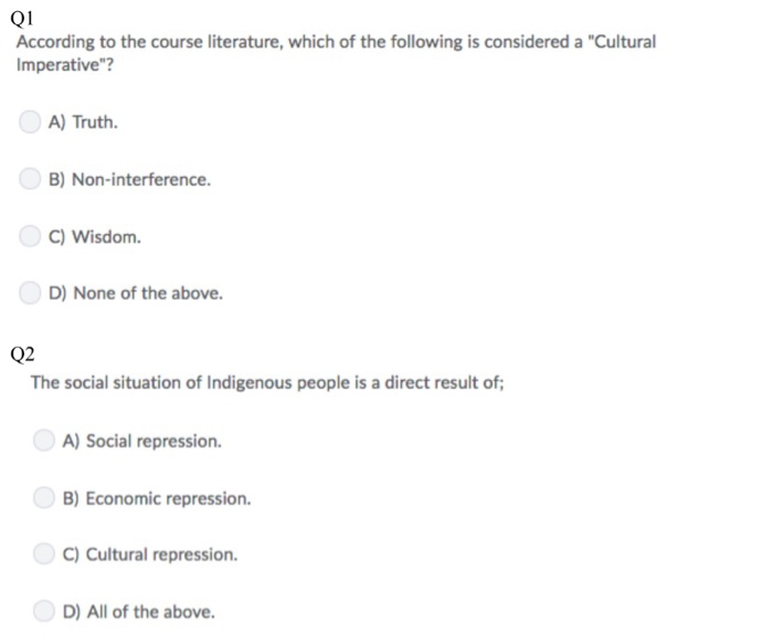 Solved Q1 According to the course literature, which of the | Chegg.com