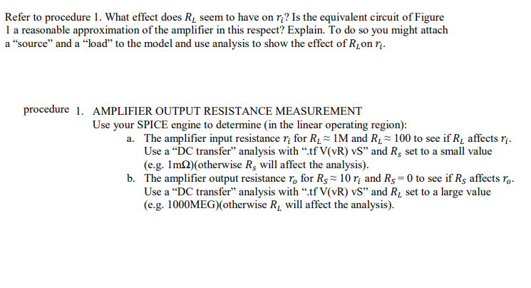 URGENT HERE THE PROCEDURE 1a and 1b and its solutions | Chegg.com