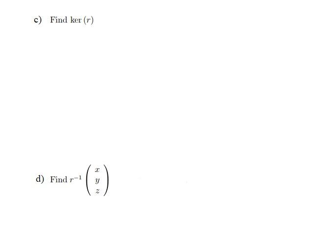 Solved 1. Suppose that r: R3 → R by perpendicular reflection | Chegg.com