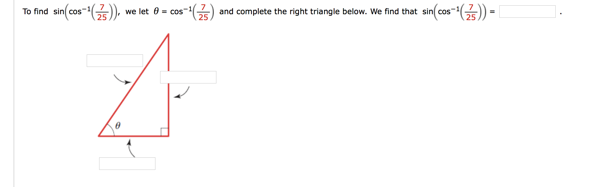 Solved To find sin cos --()), we let 135 = COS and complete | Chegg.com