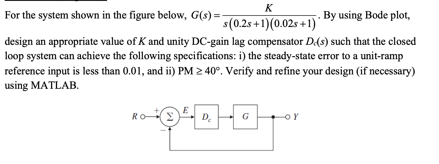 Solved For the system shown in the figure below, | Chegg.com