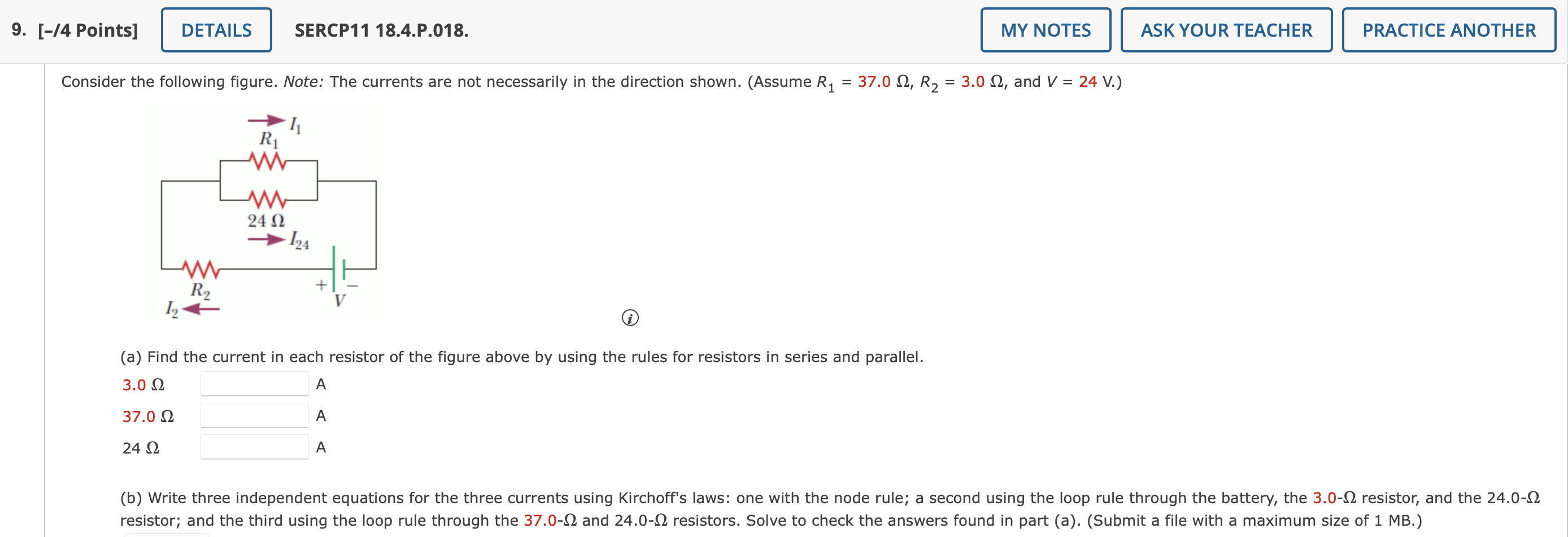 Solved 9 [ 14 Points] Details Sercp11 18 4 P 018 My Notes