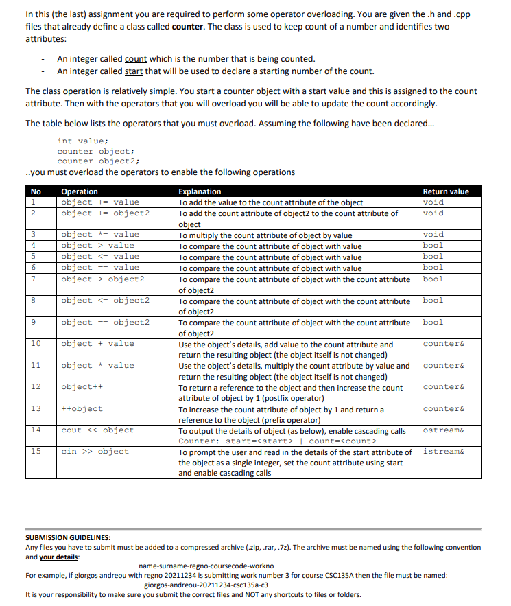 Solved In This The Last Assignment You Are Required To 