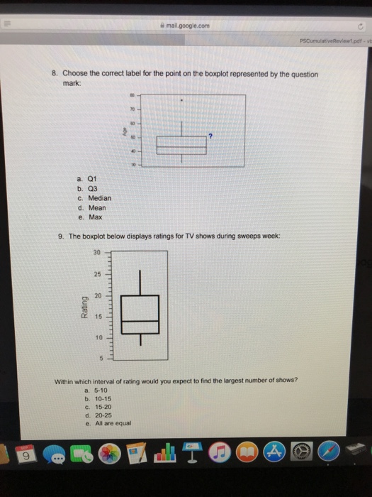 Solved e mail.google.com 8. Choose the correct label for the | Chegg.com