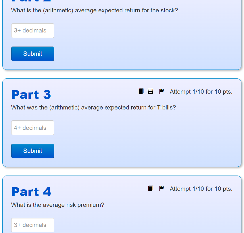 Solved You predict the following expected returns for a | Chegg.com