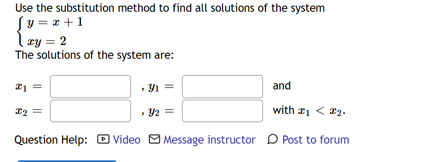 solved-y-x-1xy-2-the-solutions-of-the-system-are-chegg