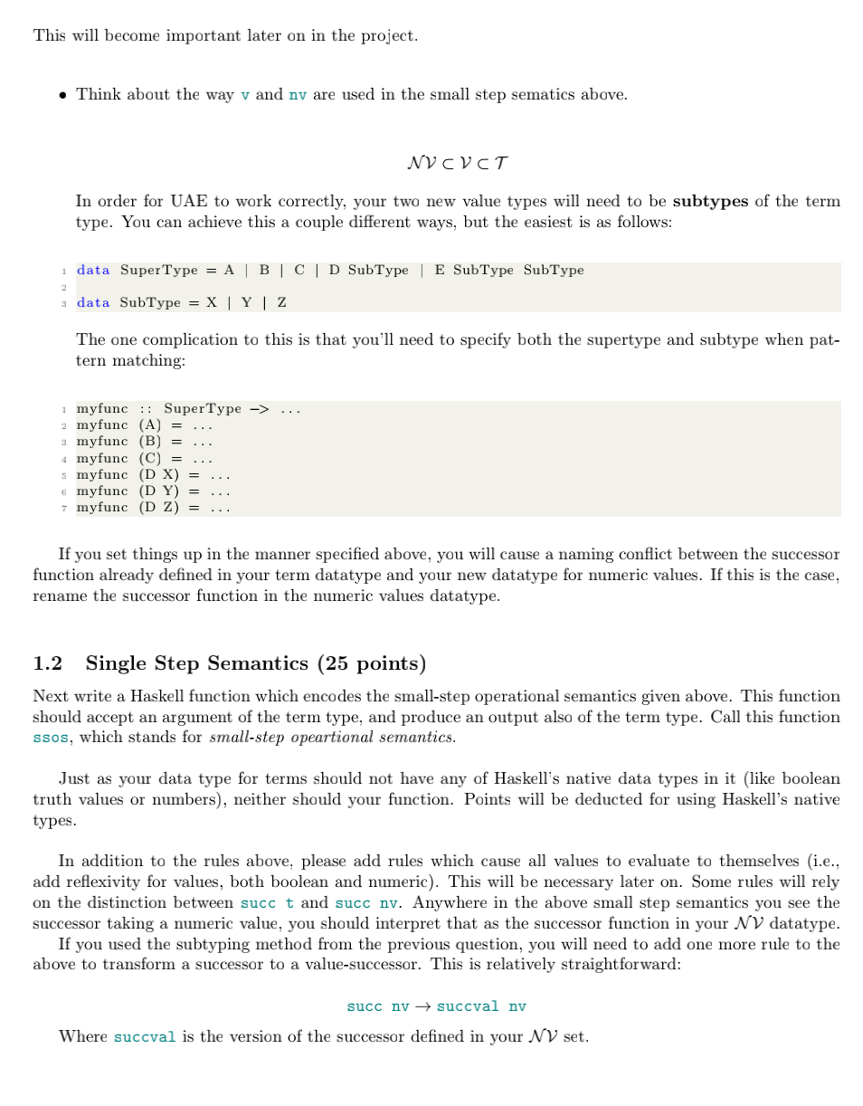 Recall our language of Untyped Arithmetic Expressions | Chegg.com