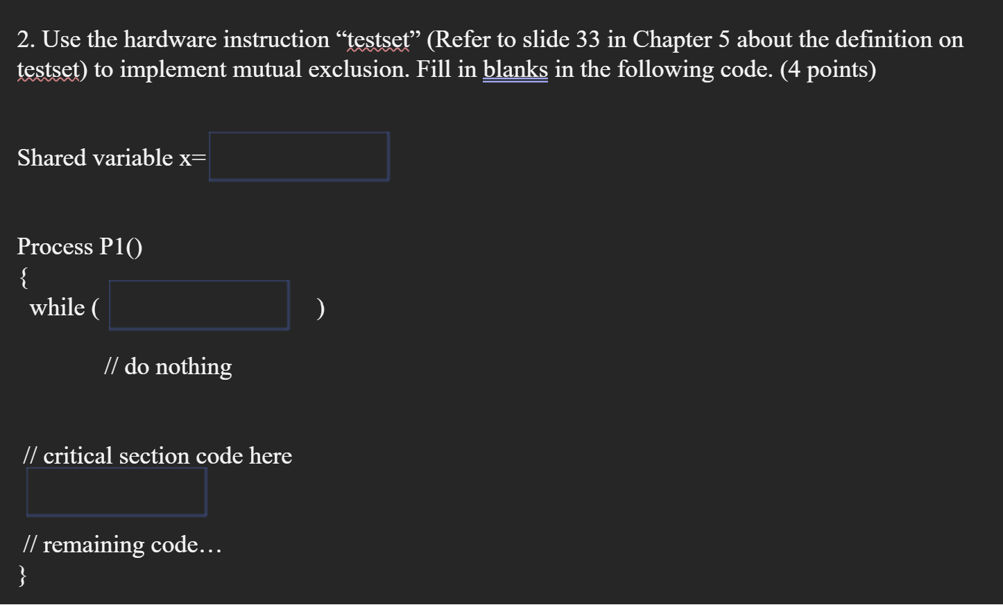Solved fillin the boxes | Chegg.com
