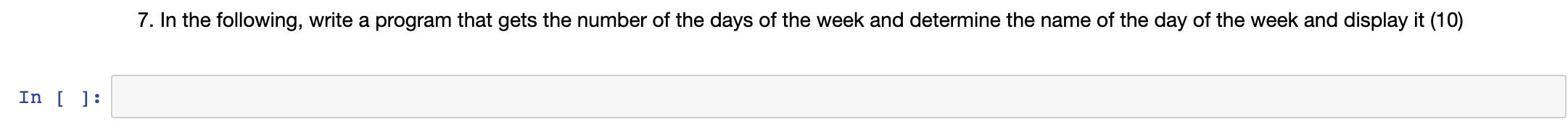 Solved 7. In the following, write a program that gets the | Chegg.com