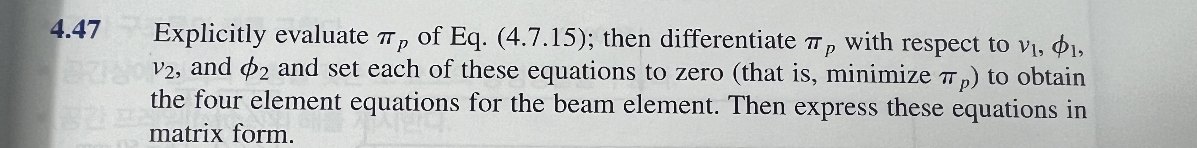 Solved Explicitly evaluate πp of Eq. (4.7.15); then | Chegg.com