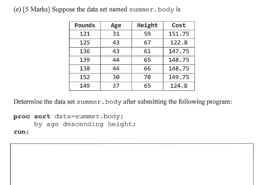 (a) [5 Marks] Determine the number of steps and the | Chegg.com