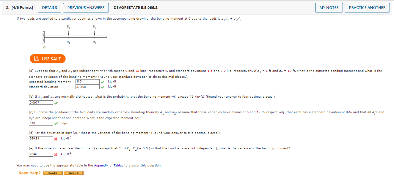 Solved 3. (4/6 Points] DETAILS PREVIOUS ANSWERS DEVORESTAT9 | Chegg.com