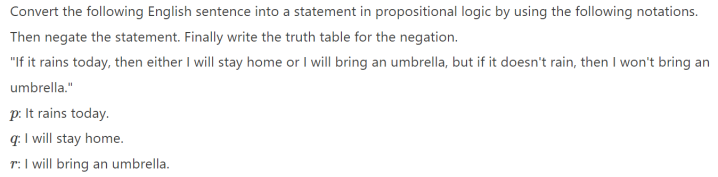 Solved Convert the following English sentence into a | Chegg.com
