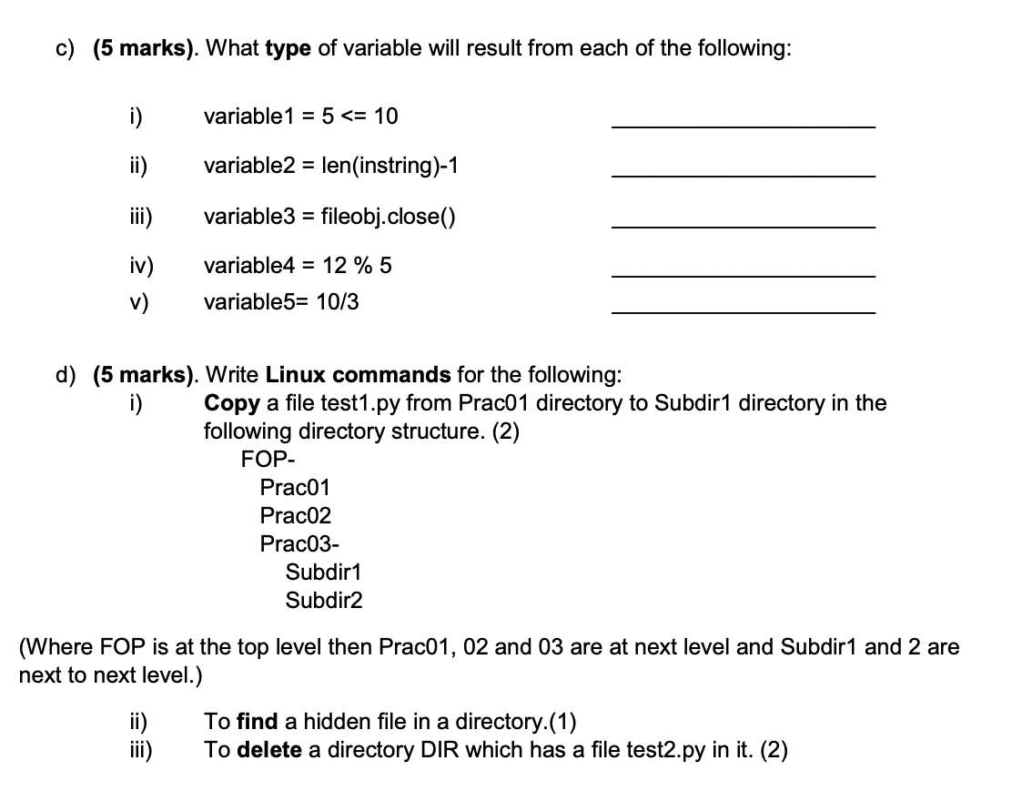 Solved Question One Total 20 Marks Data Types Python 