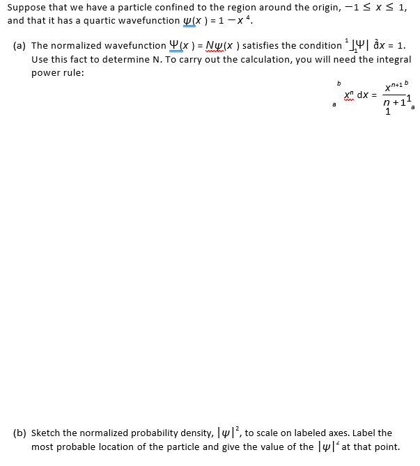 Solved Suppose that we have a particle confined to the | Chegg.com
