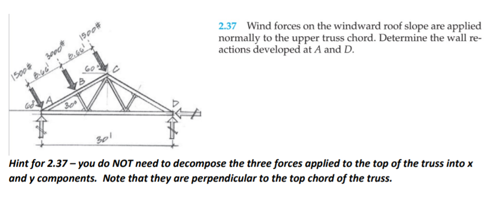 Solved 2.28 The small derrick shown on the right consists of | Chegg.com