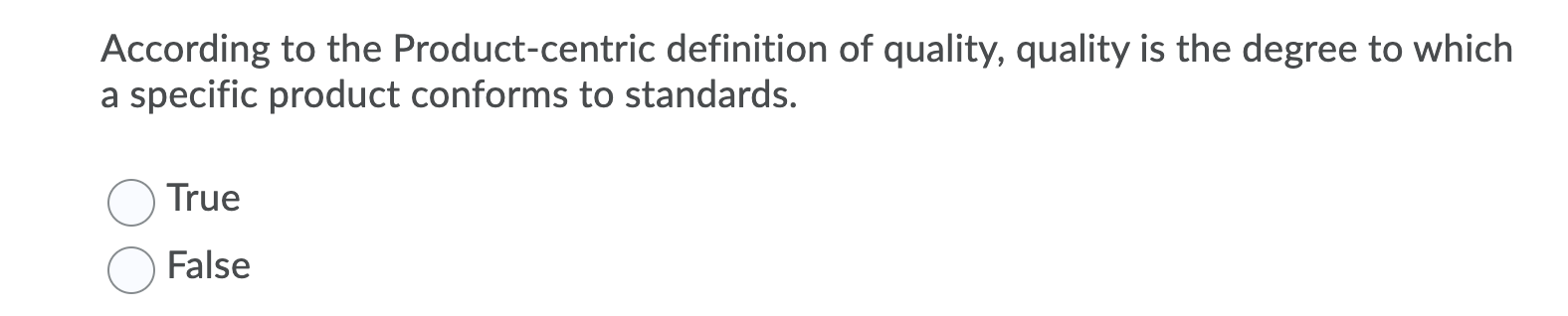Solved According to the Product-centric definition of | Chegg.com