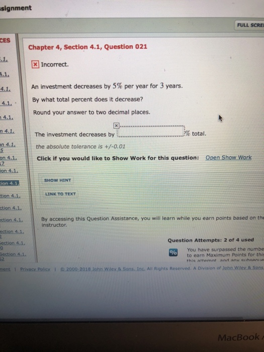 Solved ignment Chapter 4, Section 4.1, Question 016-017 区] | Chegg.com