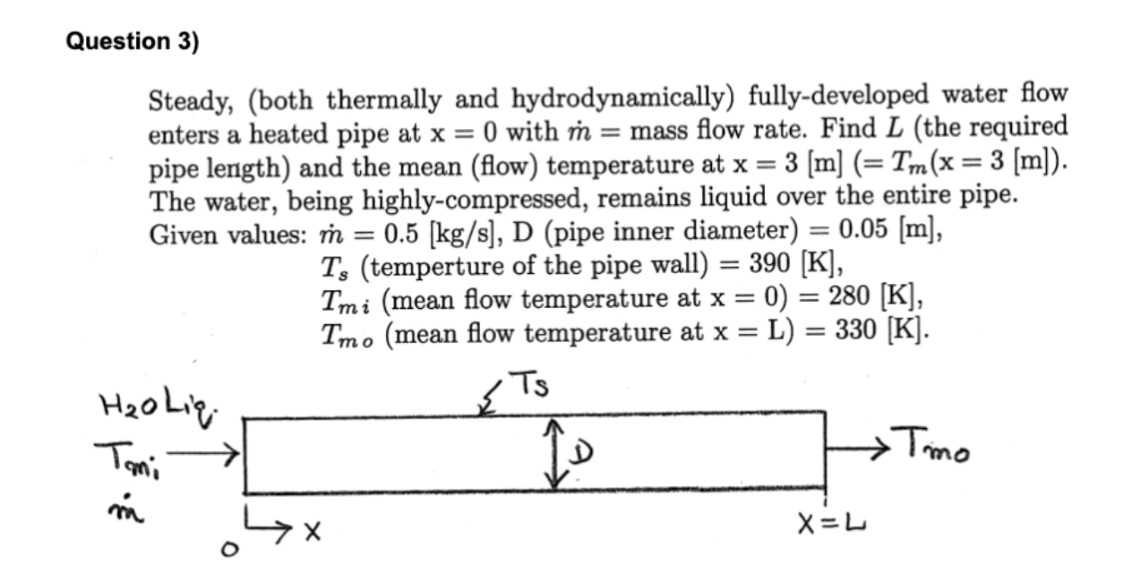 Solved Question 3) Steady, (both thermally and | Chegg.com