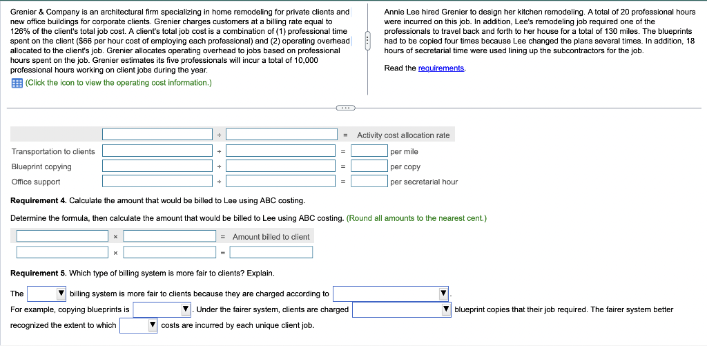 Solved Requirement 1. Calculate the current indirect cost | Chegg.com