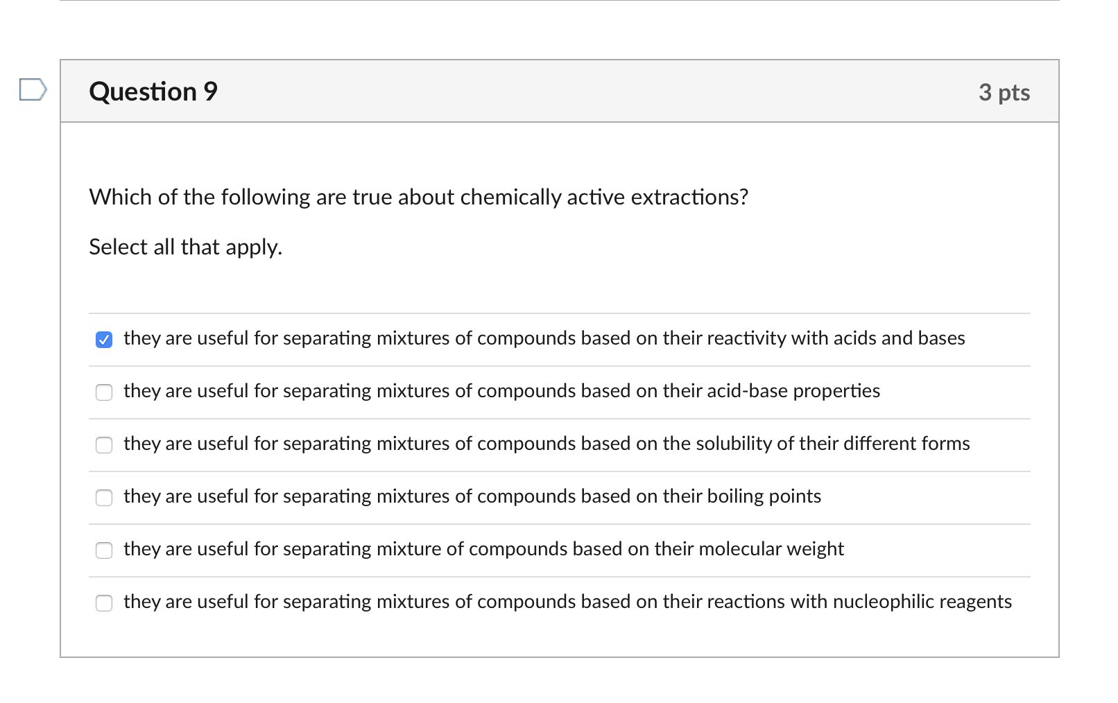 Solved Which of the following are true about chemically | Chegg.com